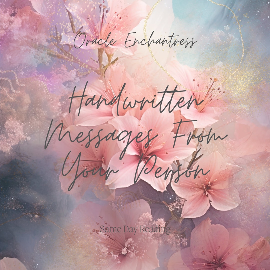 Hand Written Messages From Your Person - Etsy