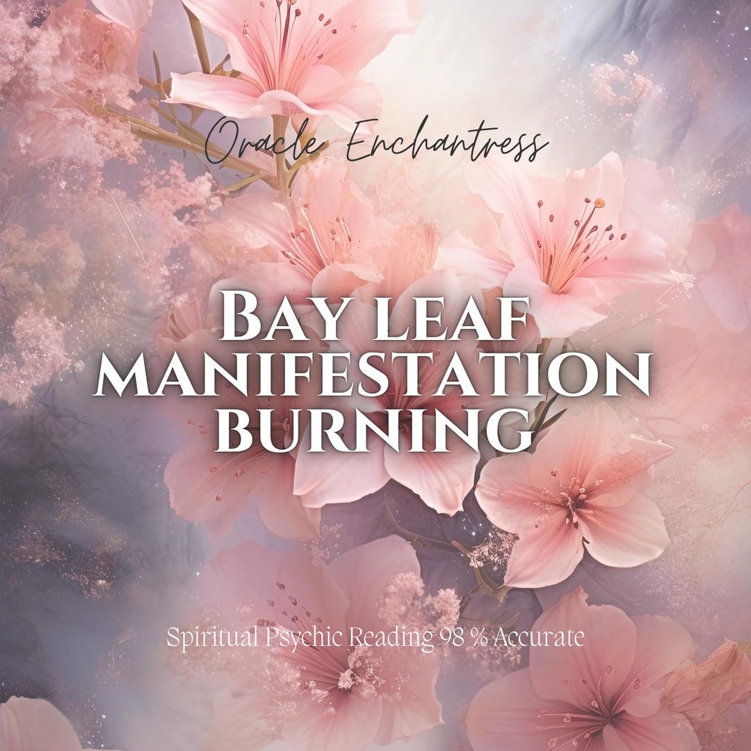 One Month Manifestation Ritual Bay Leaf Manifestation Burning Positive Energy, Manifesting ...