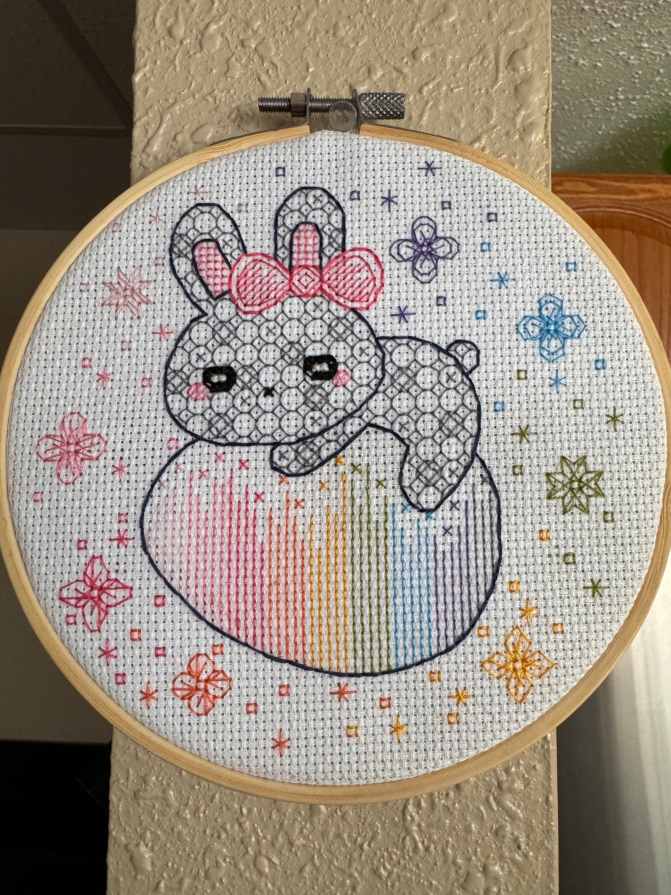 Hoppy Easter: Modern Blackwork Pattern - Etsy