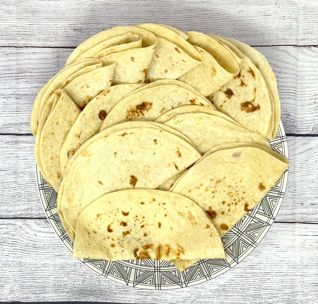 Handcrafted Taditional New Mexican Flour Tortillas: Authentic Small ...