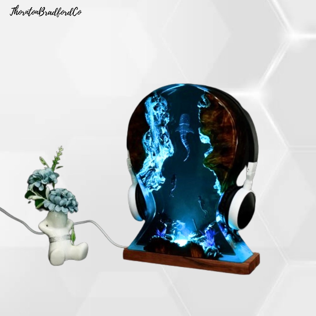 Custom Headset Stand, Gamer Accessory, Streamer Headset Holder, and ...