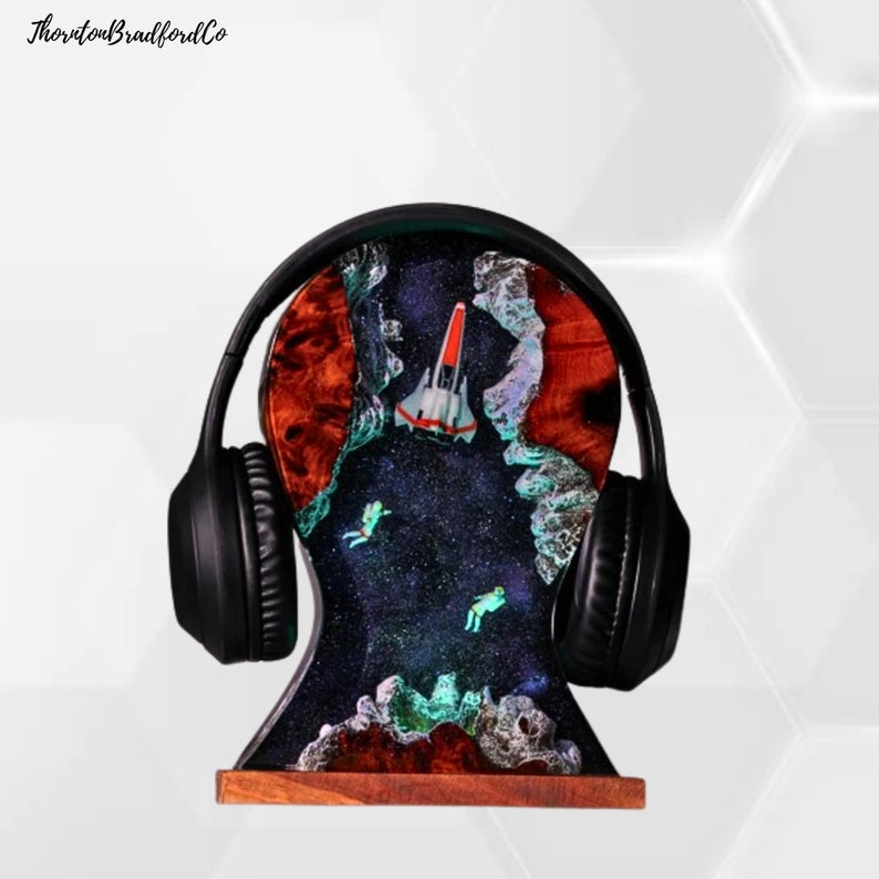 Custom Headset Stand, Gamer Accessory, Streamer Headset Holder, and ...
