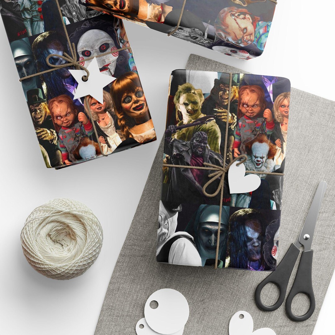 Serial Killer Halloween Wrapping Paper - Etsy