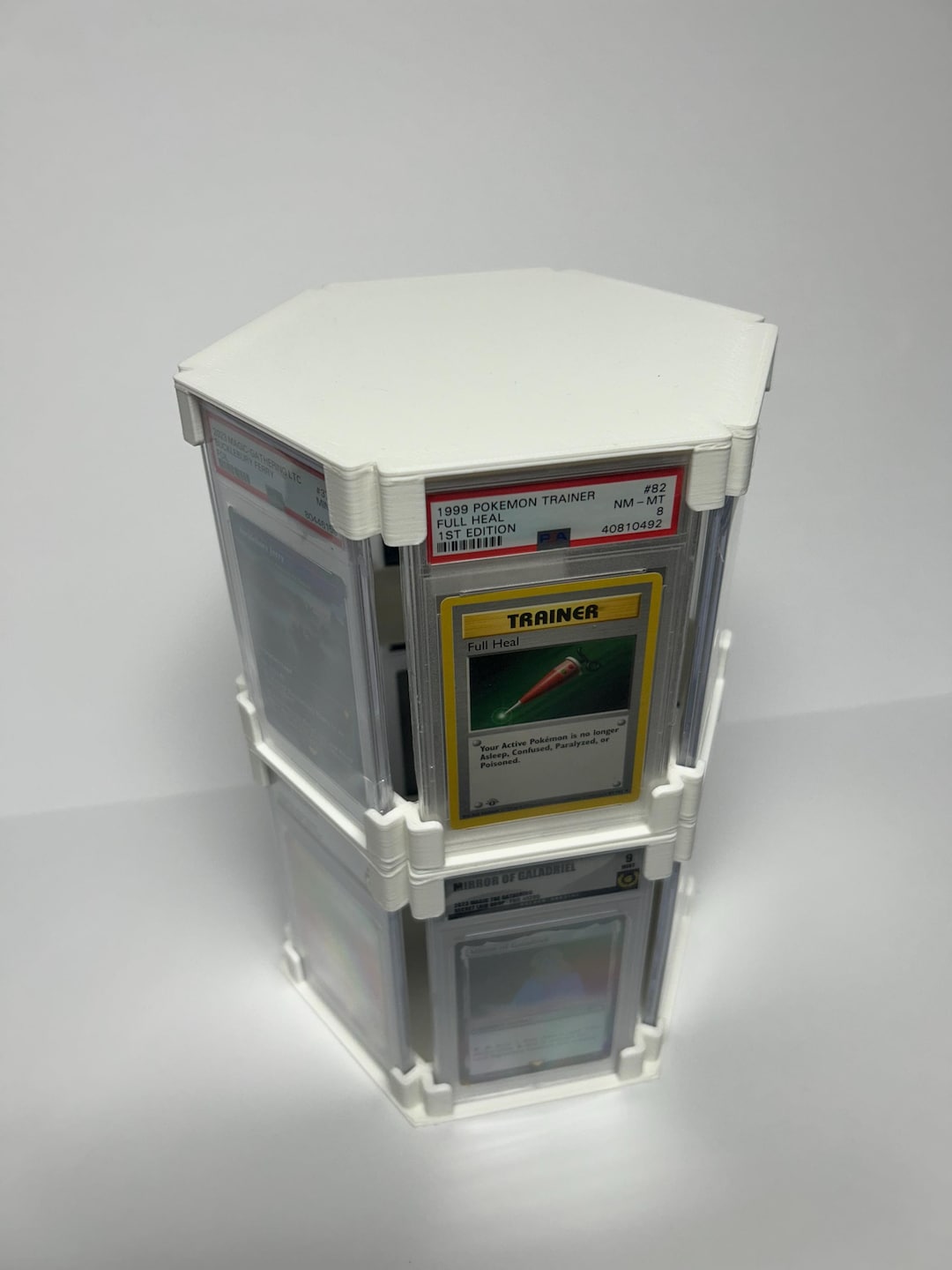 PSA / Slab Hexagon Modular Stand and Storage for Graded Cards STL FILE ...