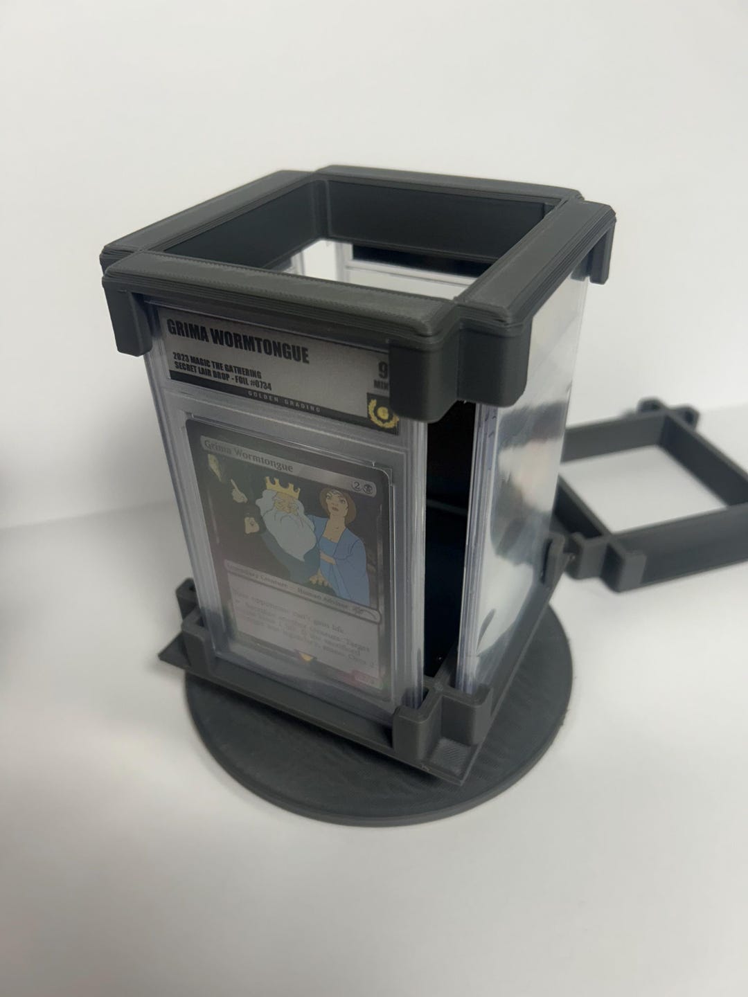 PSA / Slab Square Modular Stand and Storage for Graded Cards STL FILE ...