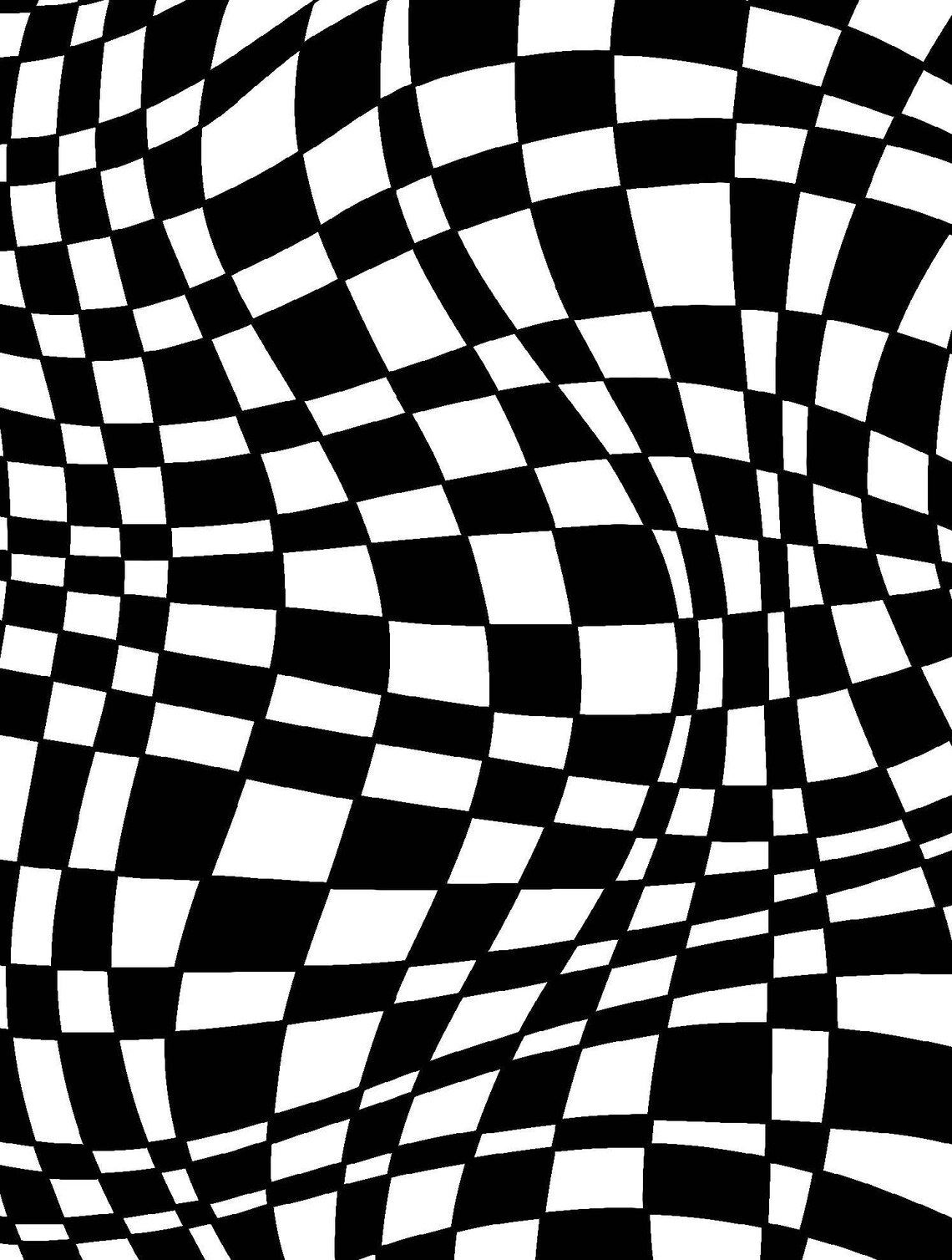 Abstract Coloring Page | "checker Warp" 8.5x11 Downloadable Print - Etsy