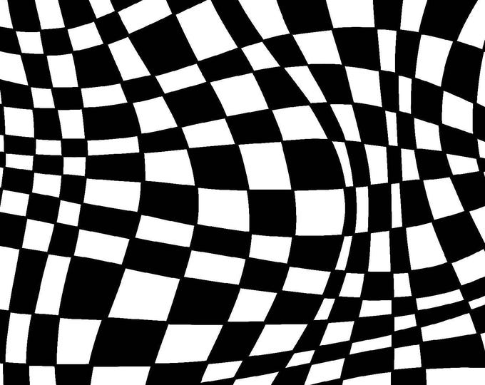 Abstract Coloring Page | "checker Warp" 8.5x11 Downloadable Print - Etsy