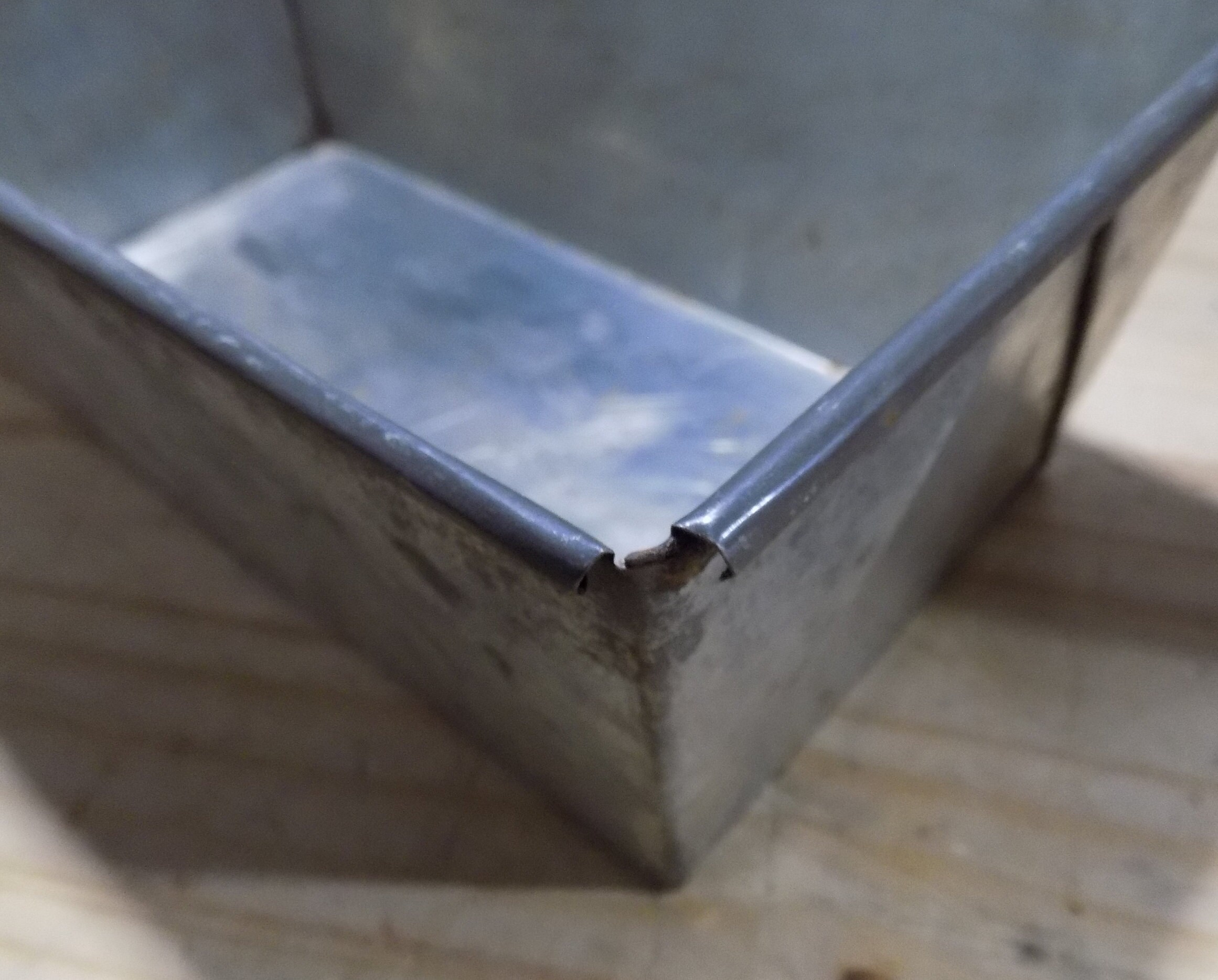 Four Vintage BREAD PANS Sheet Metal Formed - Etsy