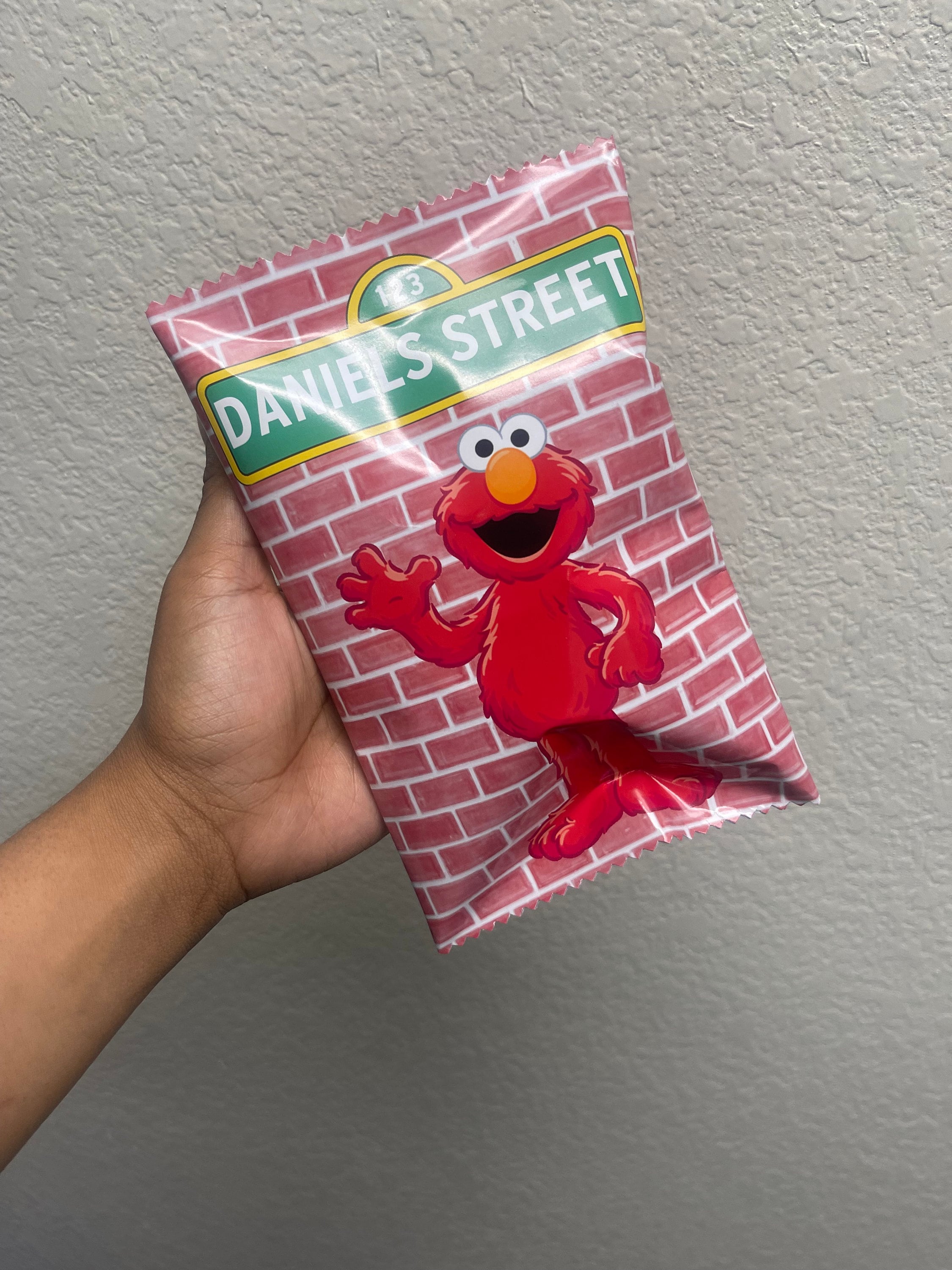 Elmo Chip Bag Labels - Etsy