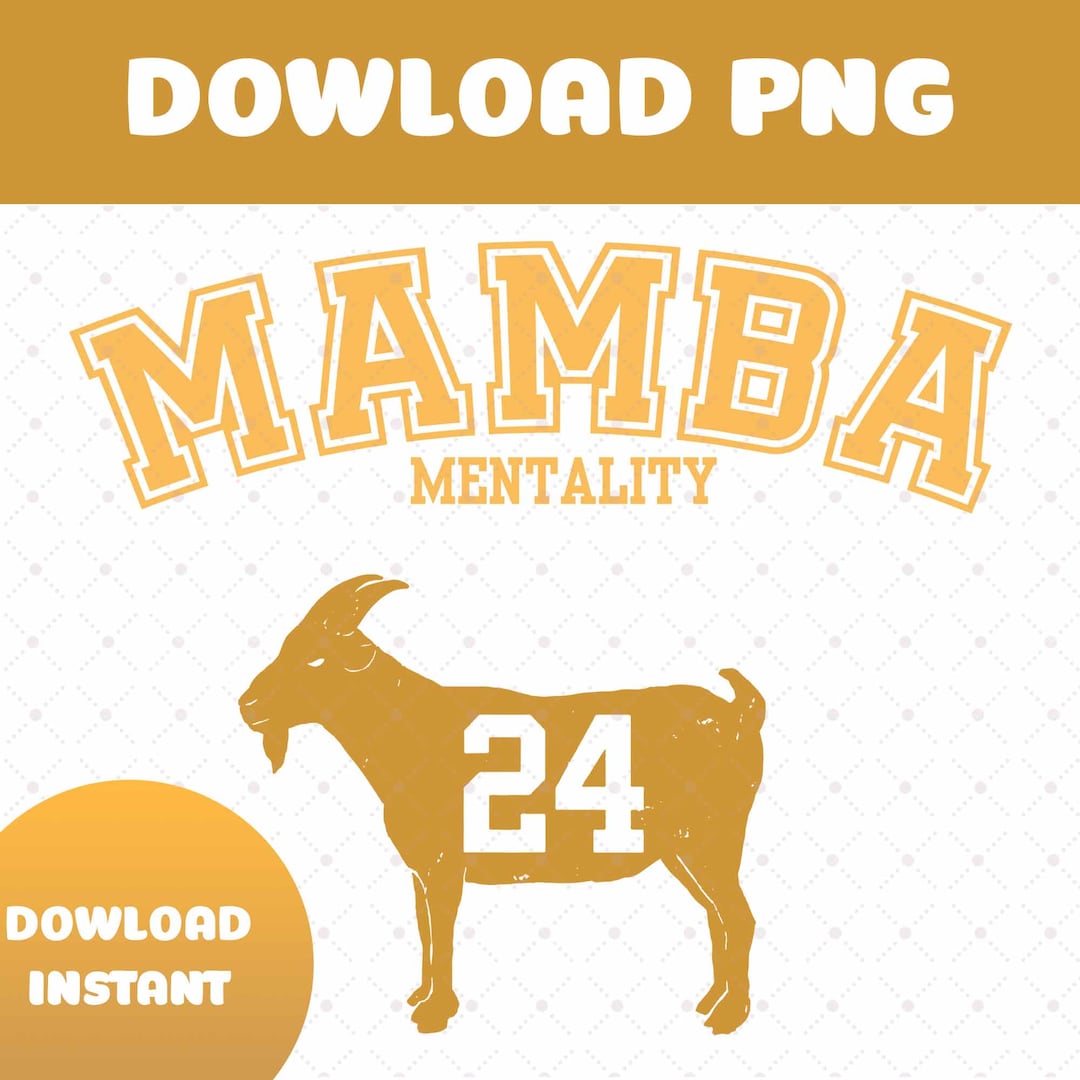 Mamba Mentality Vintage PNG, Mamba Fan Gift, Mamba 24 PNG, Vintage ...