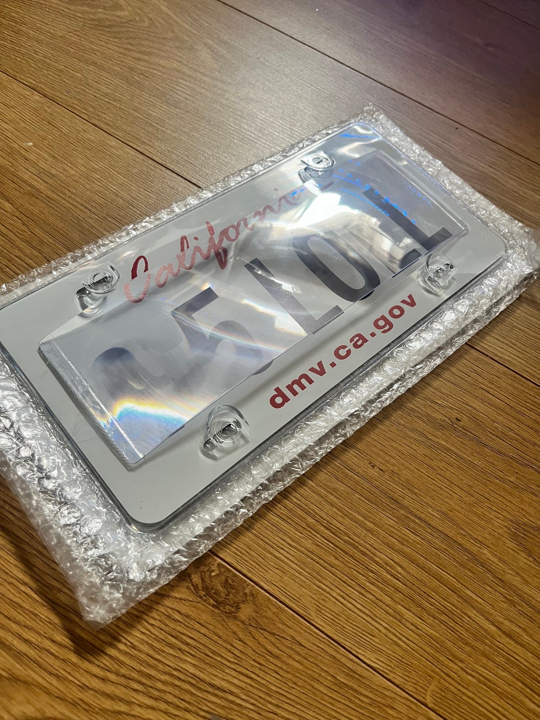 Clear License Plate Cover - Etsy