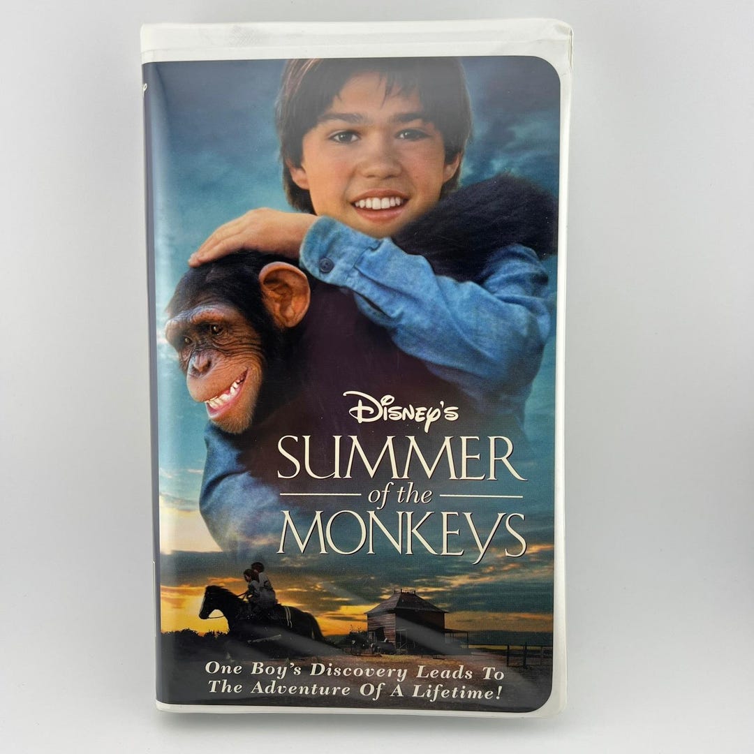 Disney's Summer of the Monkeys VHS (clamshell) – 1998 Family Adventure ...