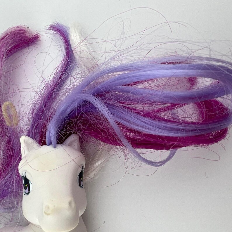 My Little Pony G3 Royalette 2003 Target Exclusive White Purple Hair ...