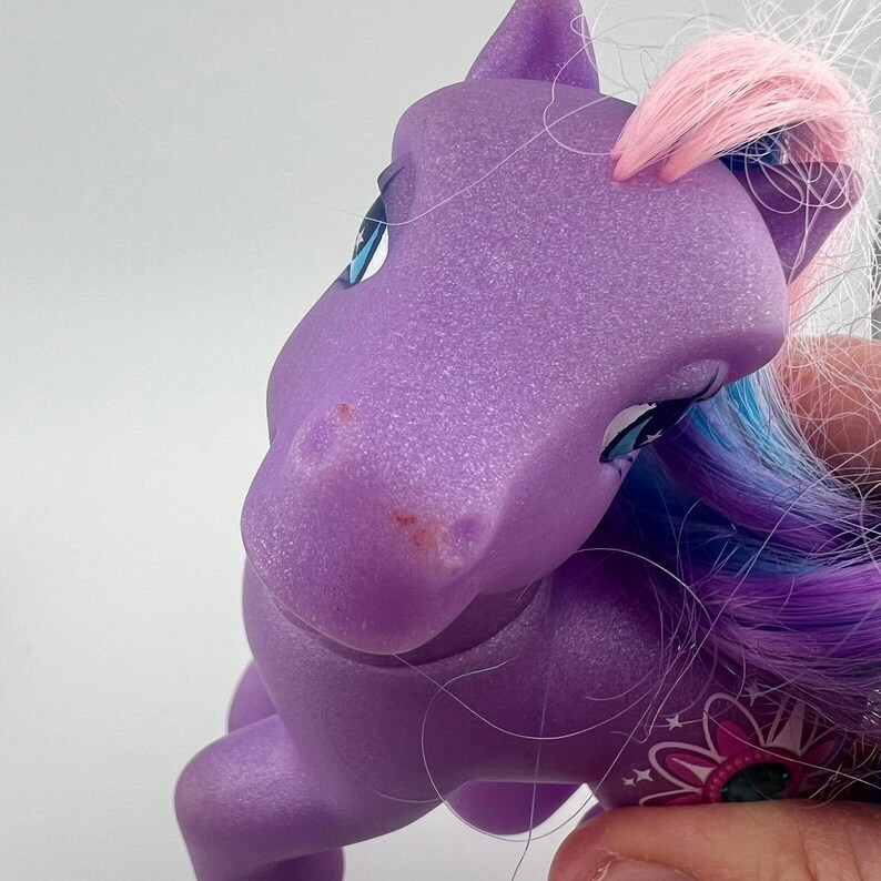 My Little Pony Twinkle Twirl G3 Purple Glitter Jewel Cutie Mark Hasbro ...
