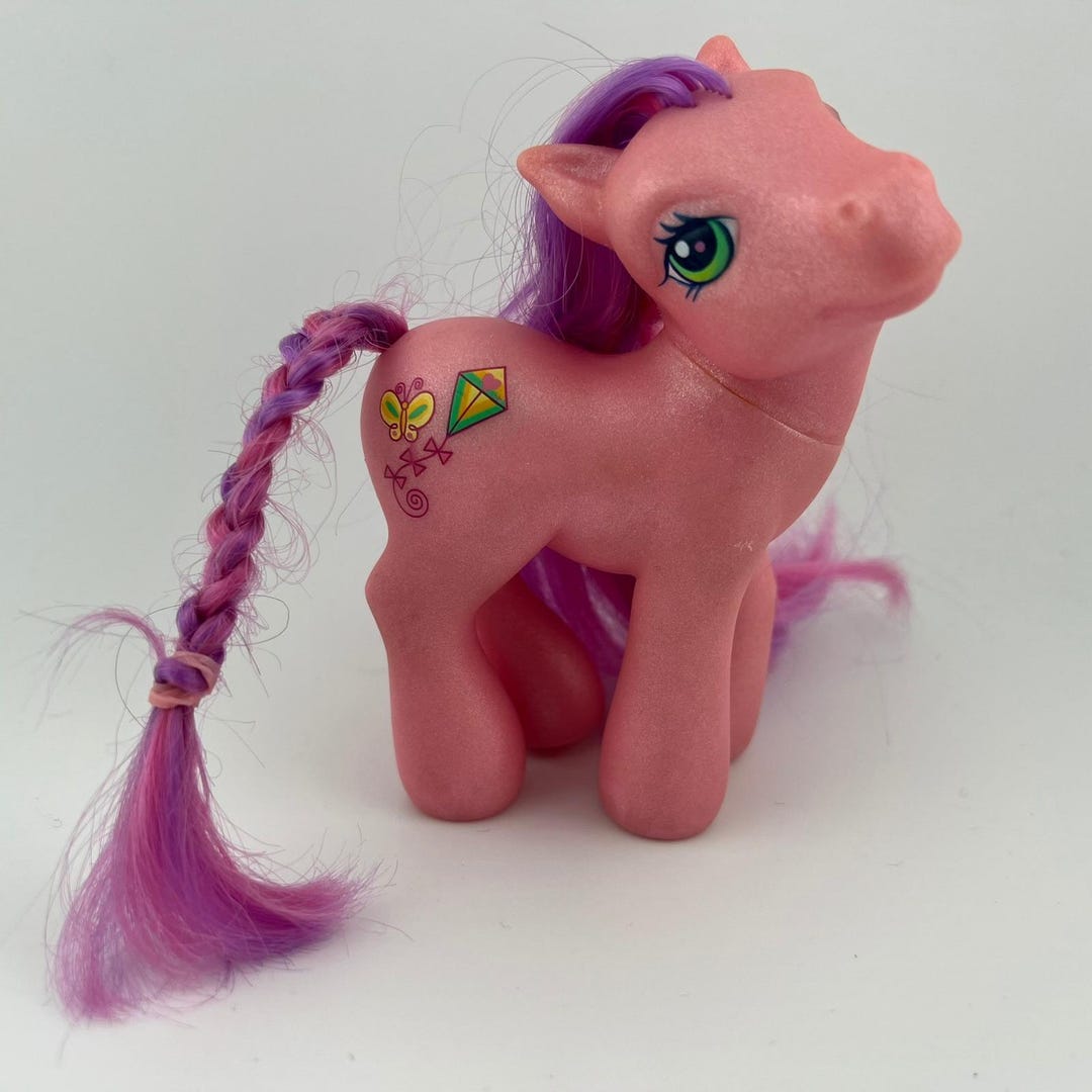 My Little Pony G3 Sky Wishes 2003 Hasbro Pink Purple Hair Butterfly ...