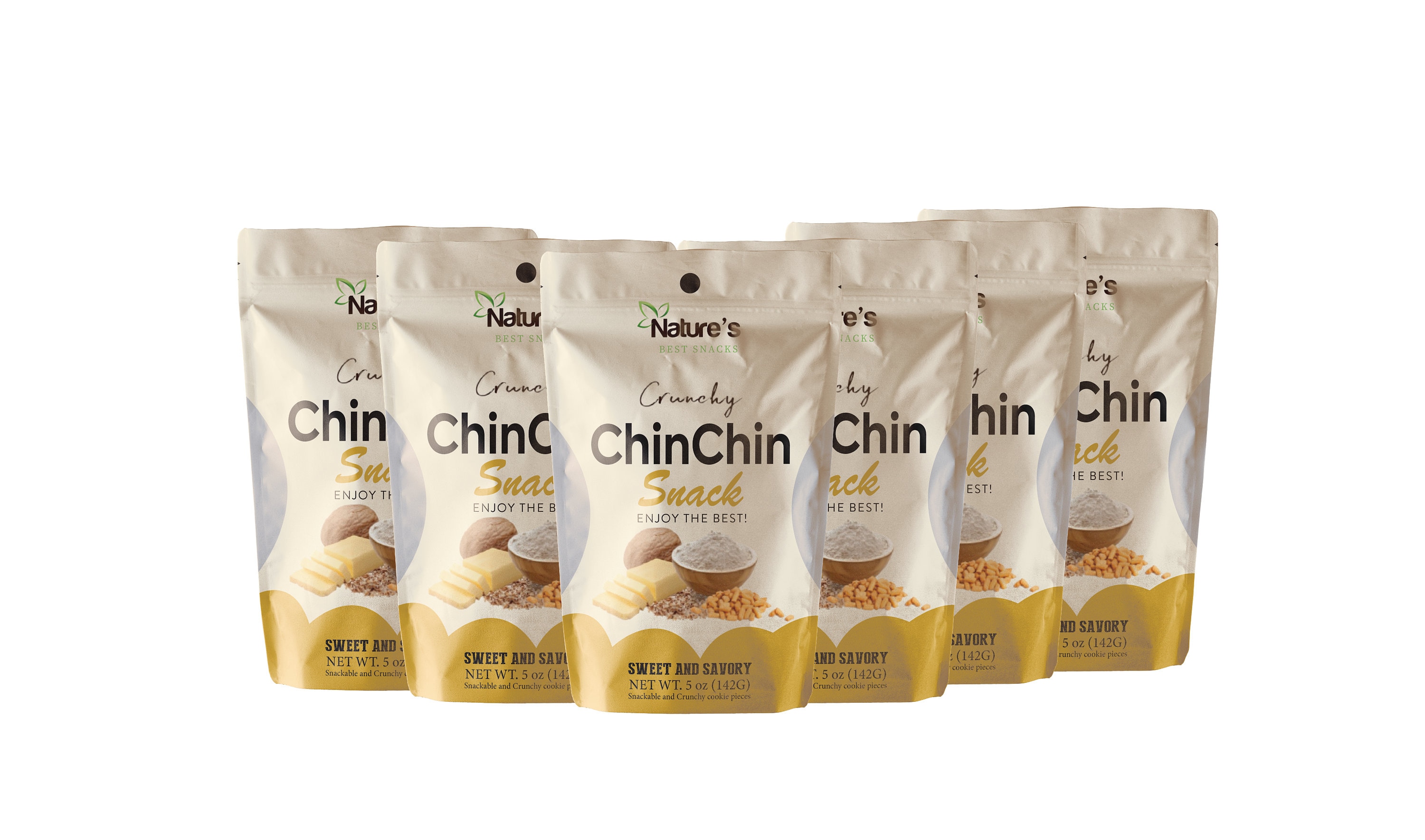 Chinchin Snacks 5oz. Party Chinchin, Crunchy Chin, Nigerian Chinchin ...