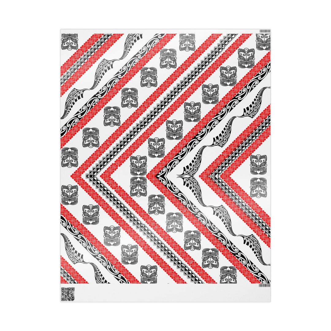 Wrapping Papers, Maori Christmas Native Design Wrapping Paper, Holiday ...