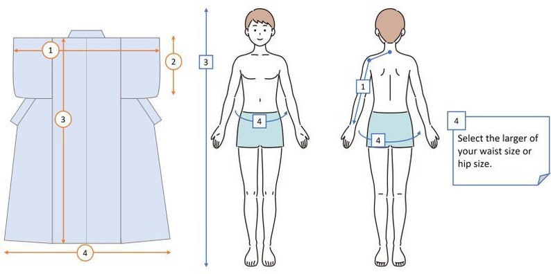 Men Kimono, Vintage Kimono From Kyoto Japan, Many Sizes, Different ...