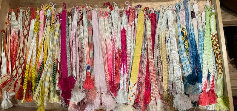 Haori Himo Mystery Box, Set of 5 Japanese Jacket Straps, Traditional ...