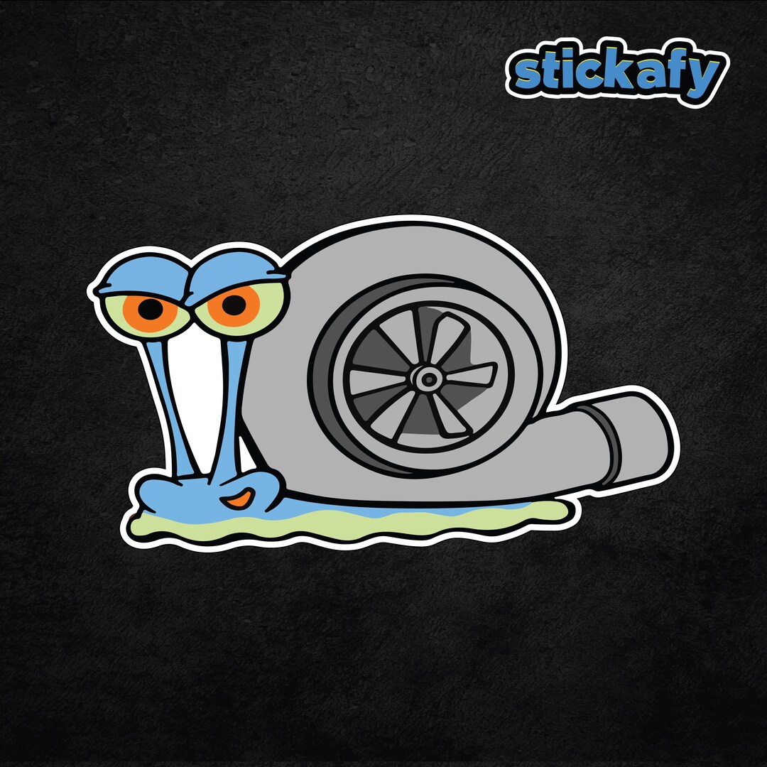 Turbo Snail Sticker - Etsy