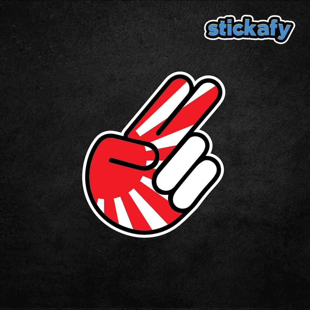 Rising Sun Finger Sticker - Etsy