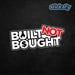 Built Not Bought Sticker - Etsy