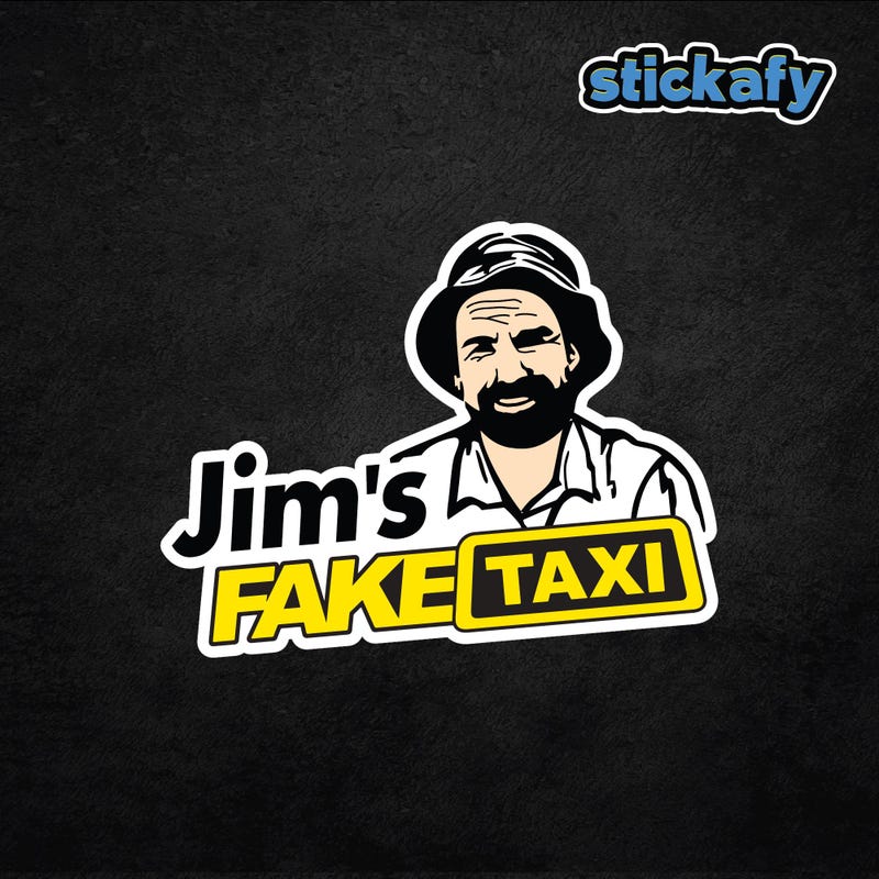 Fake Taxi Sticker for Car - Etsy