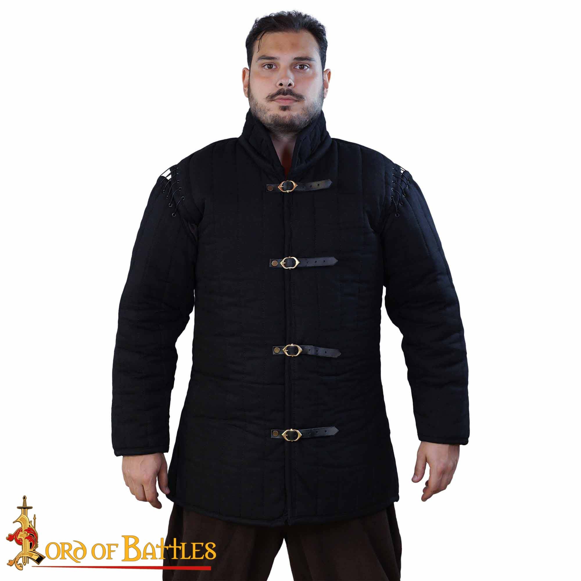 Medieval Viking Padded Gambeson, Medieval Gambeson Full Sleeve Cotton ...
