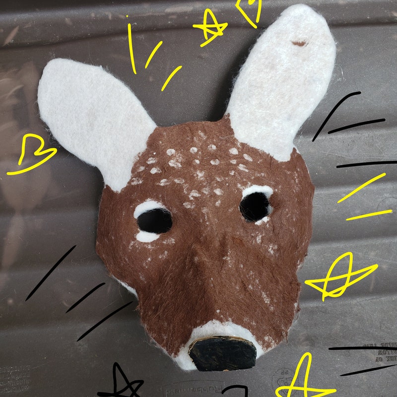 Therian Deer Mask - Etsy