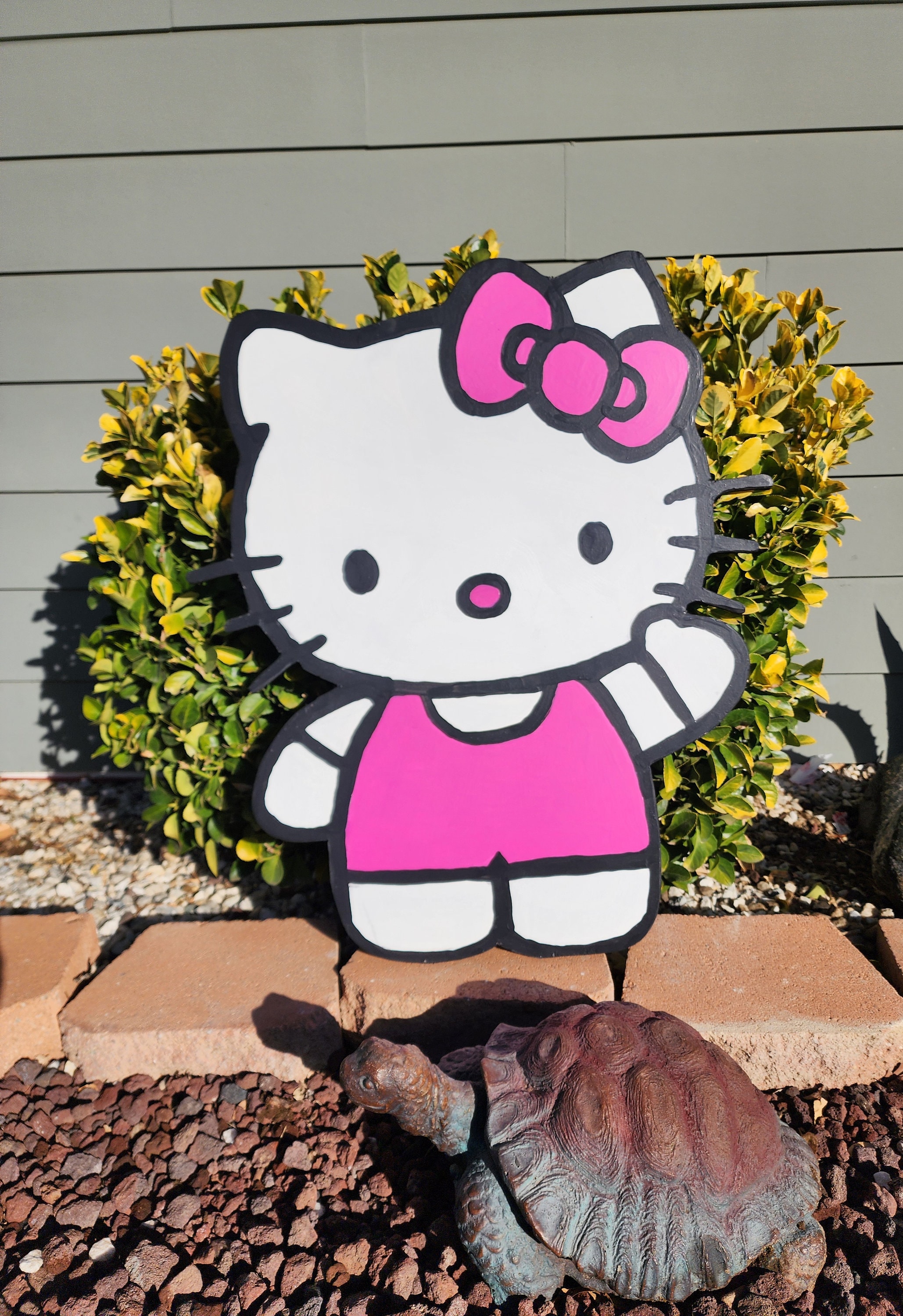 Hello Kitty Wall Art Wall Decorations Yard Decor Lawn Decorations Hello ...