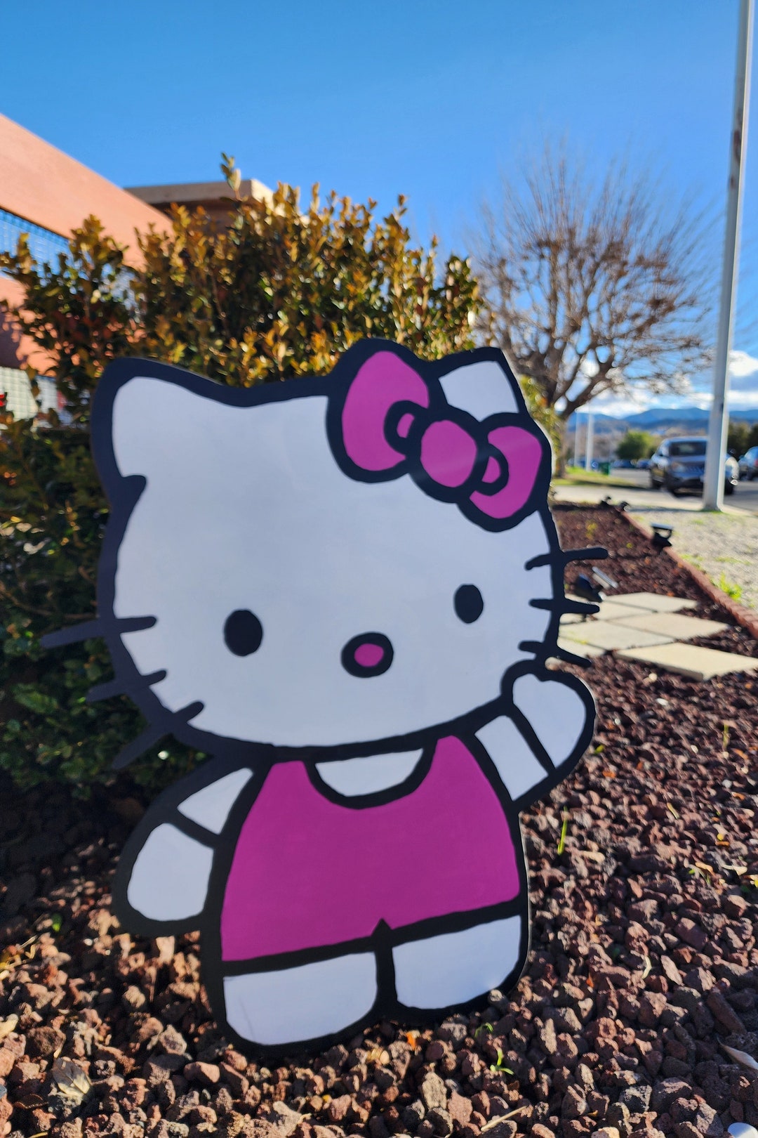 Hello Kitty Wall Art Wall Decorations Yard Decor Lawn Decorations Hello ...