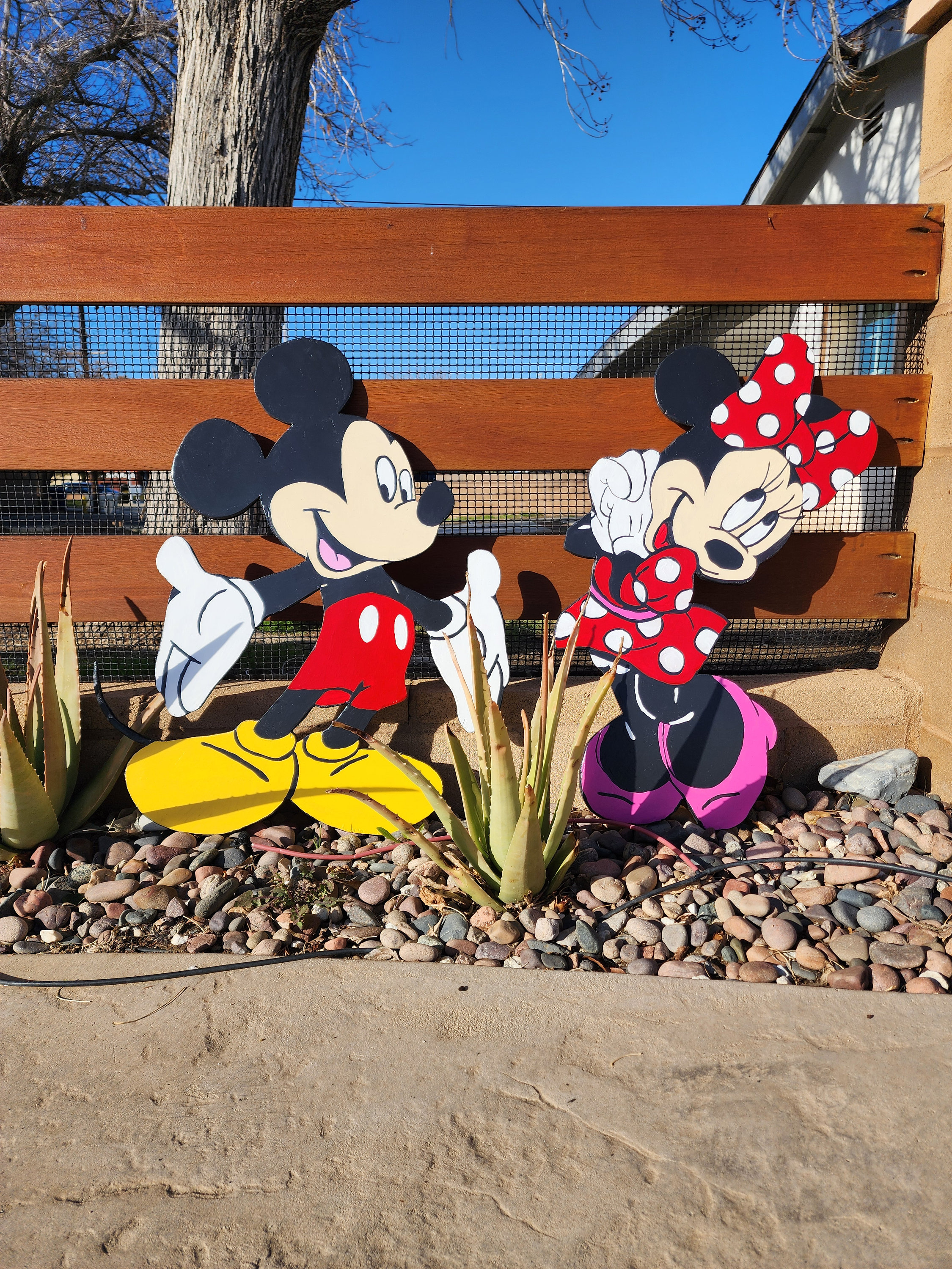 Mickey Mouse Wood Lawn Art, Disney Decor,handmade - Etsy