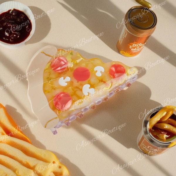 Pizza Hair Clip - Etsy