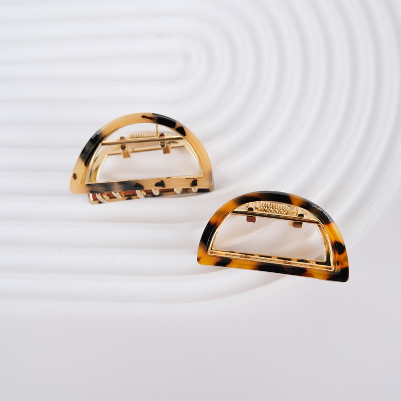 Half Round Metal Hair Clips, Medium Hair Clips,acetate Alloy Hair Clips ...