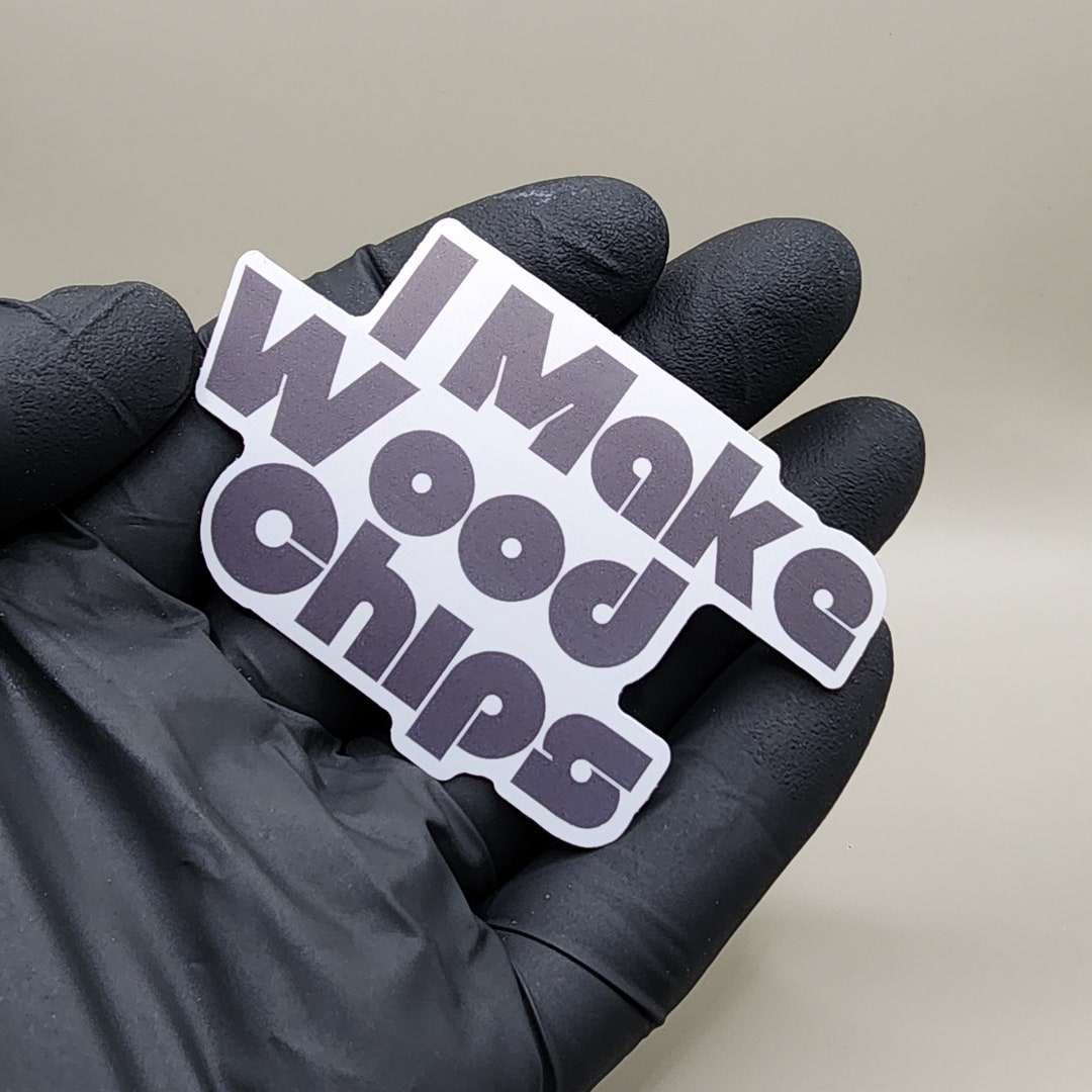 Carving Sticker, i Make Wood Chips - Etsy