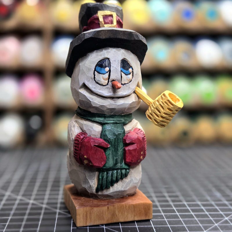 Frosty Snowman Pipe - Etsy