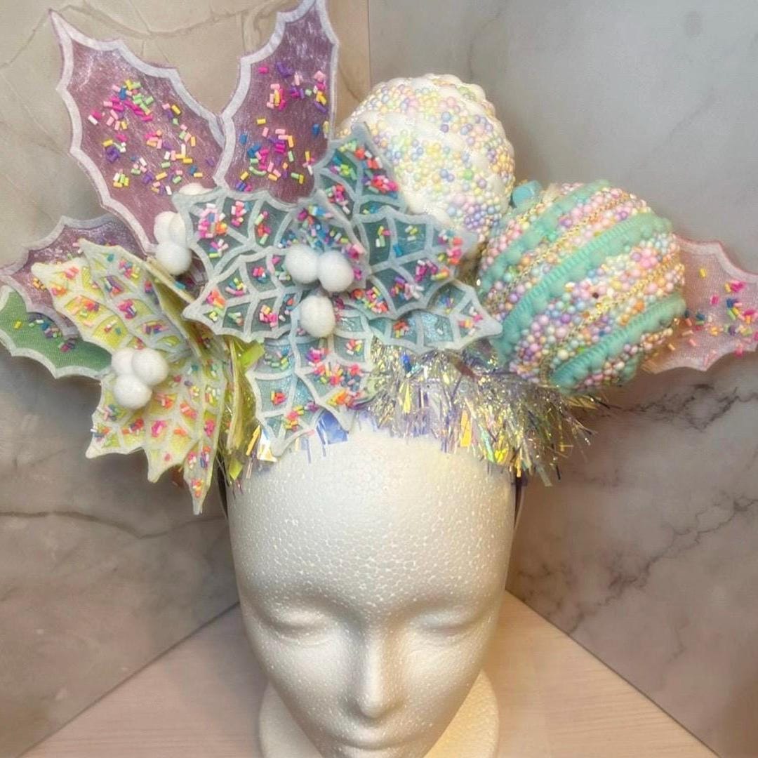 Macaron Sprinkle Pastel 2 Flower Candy Easter Headpiece - Etsy