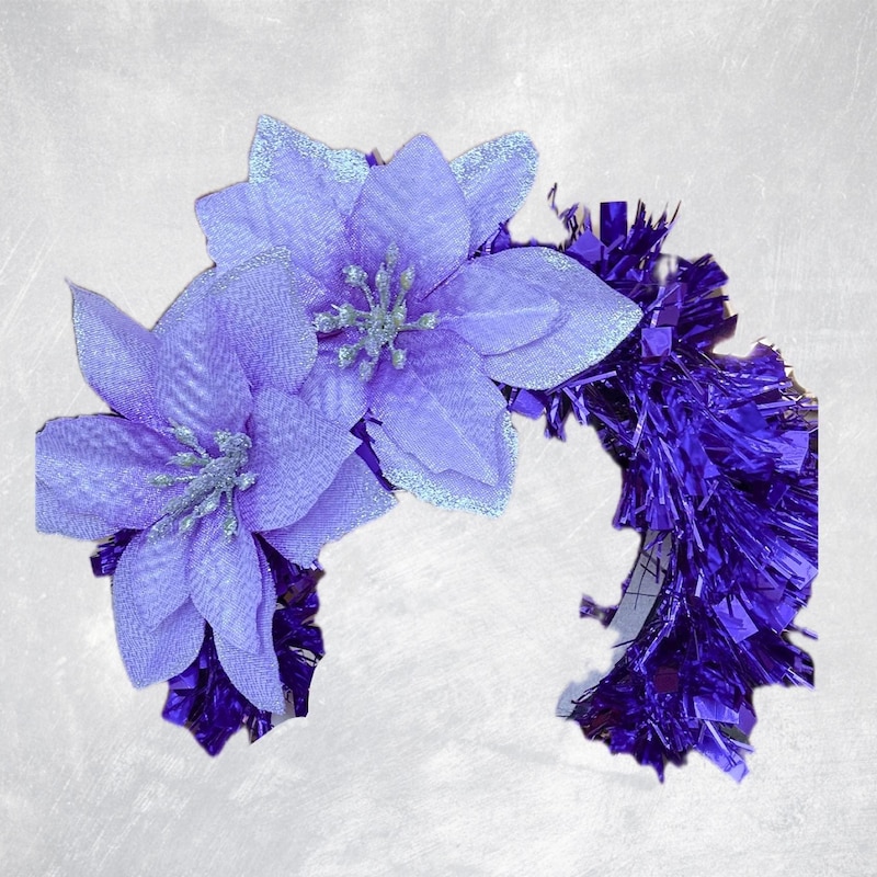 Purple Headpiece - Etsy