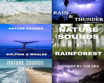 Heavy Thunder Nature Sound CD Nature Sounds for Deep Sleep, Relaxation ...