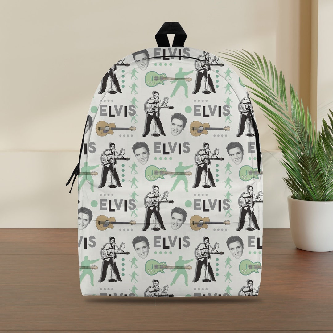 Elvis Presley Dancing Backpack, Personalized Elvis Presley Bag, Kid ...