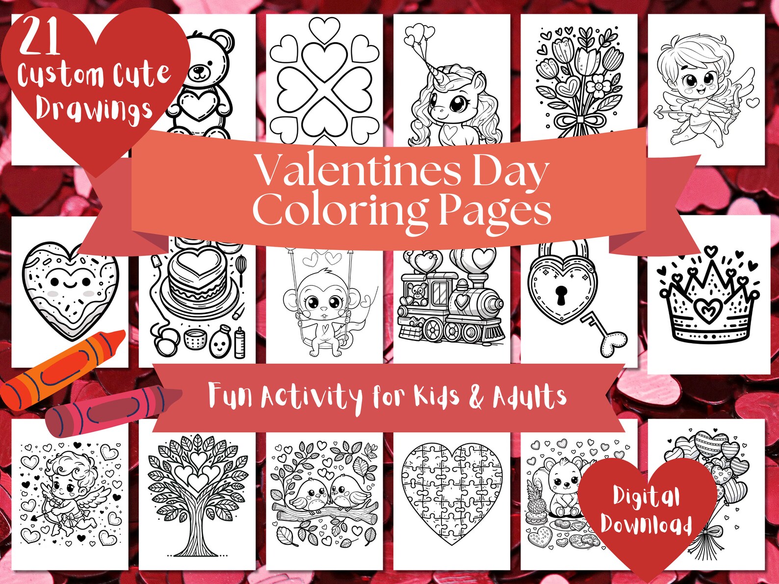 Love Coloring Pages Kids Heart Coloring Pages Printable Heart Coloring ...