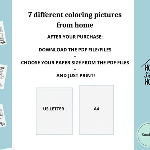 Home Rooms Coloring Pages Kids, Printable Coloring Sheets, Easy ...