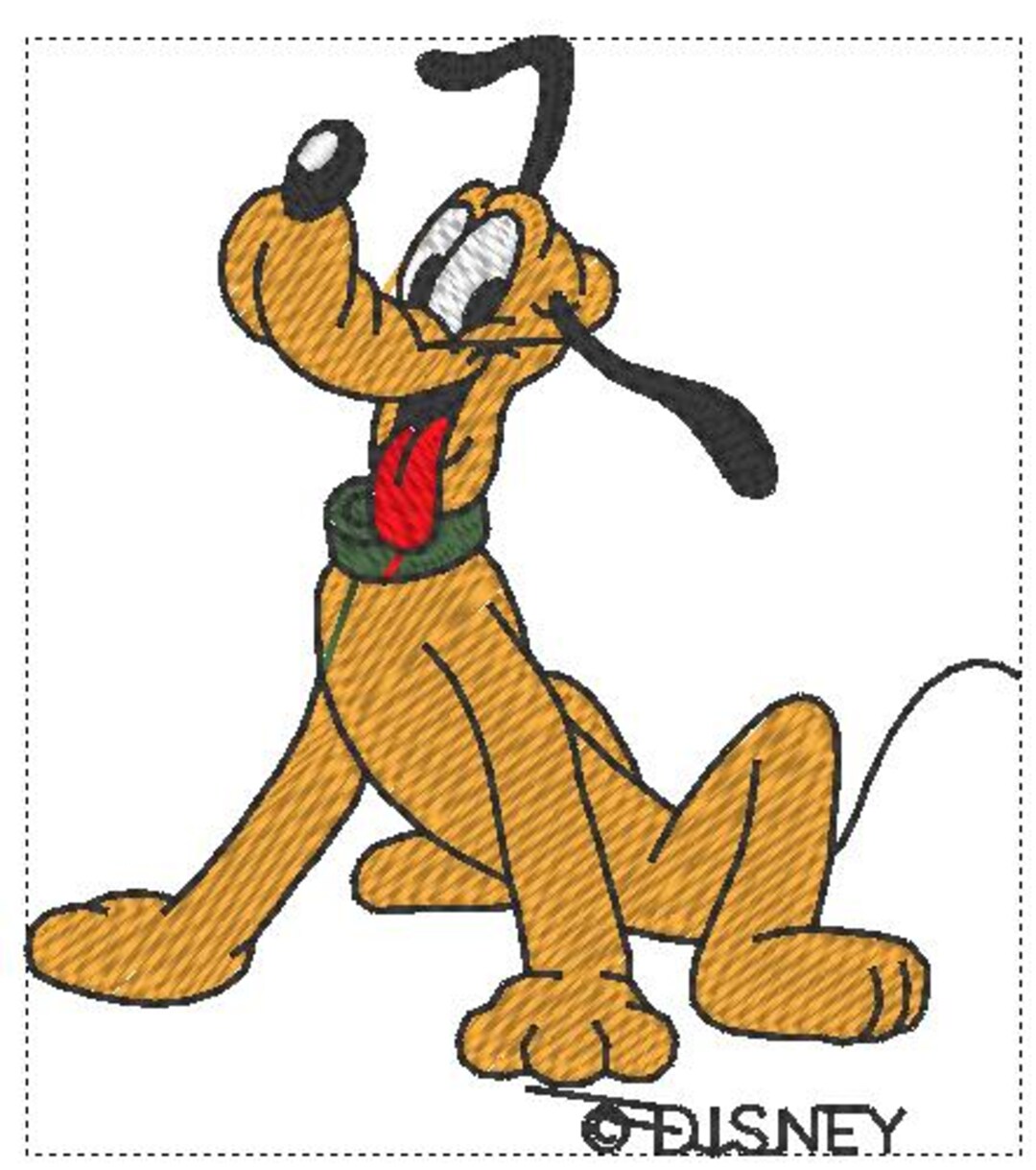 Embroidery File PES Pluto-04 - Etsy