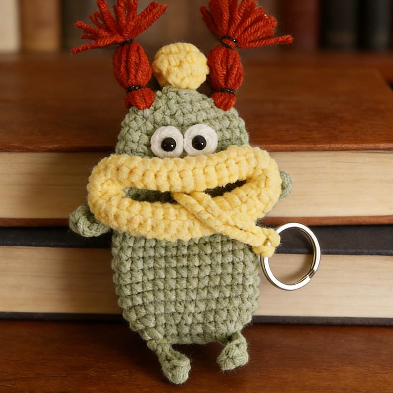 Funny Crochet Hot Dog Key Cover - Gourmet Sausage Key Pouch - Etsy