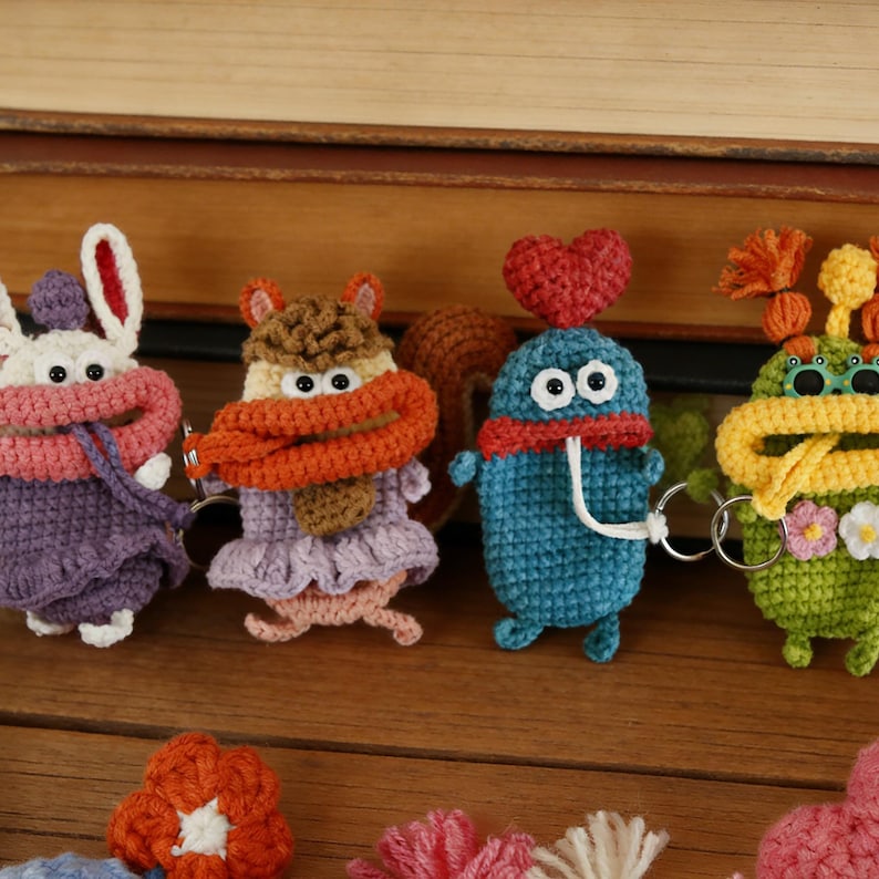 Funny Crochet Hot Dog Key Cover - Gourmet Sausage Key Pouch - Etsy