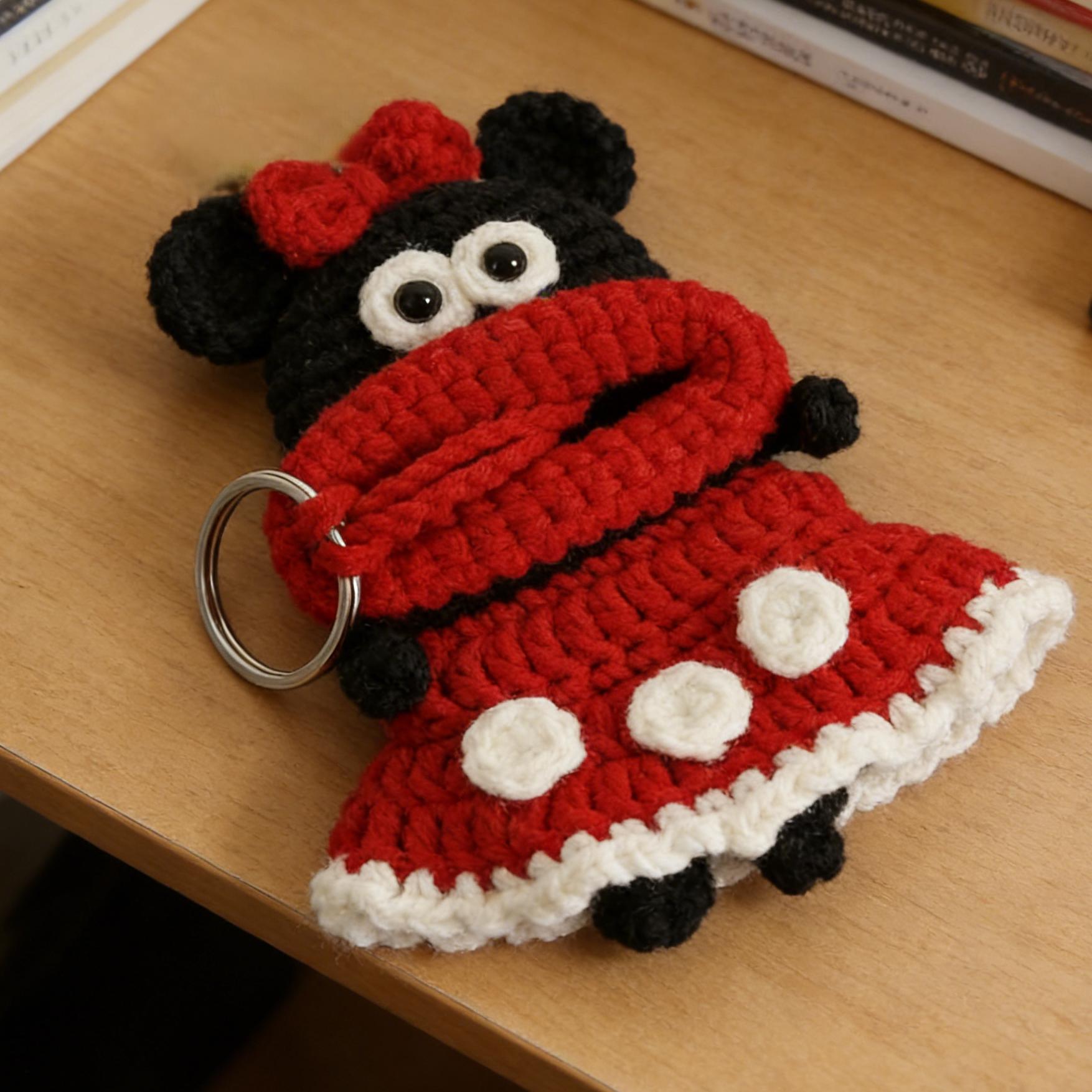 Funny Crochet Hot Dog Key Cover - Gourmet Sausage Key Pouch - Etsy