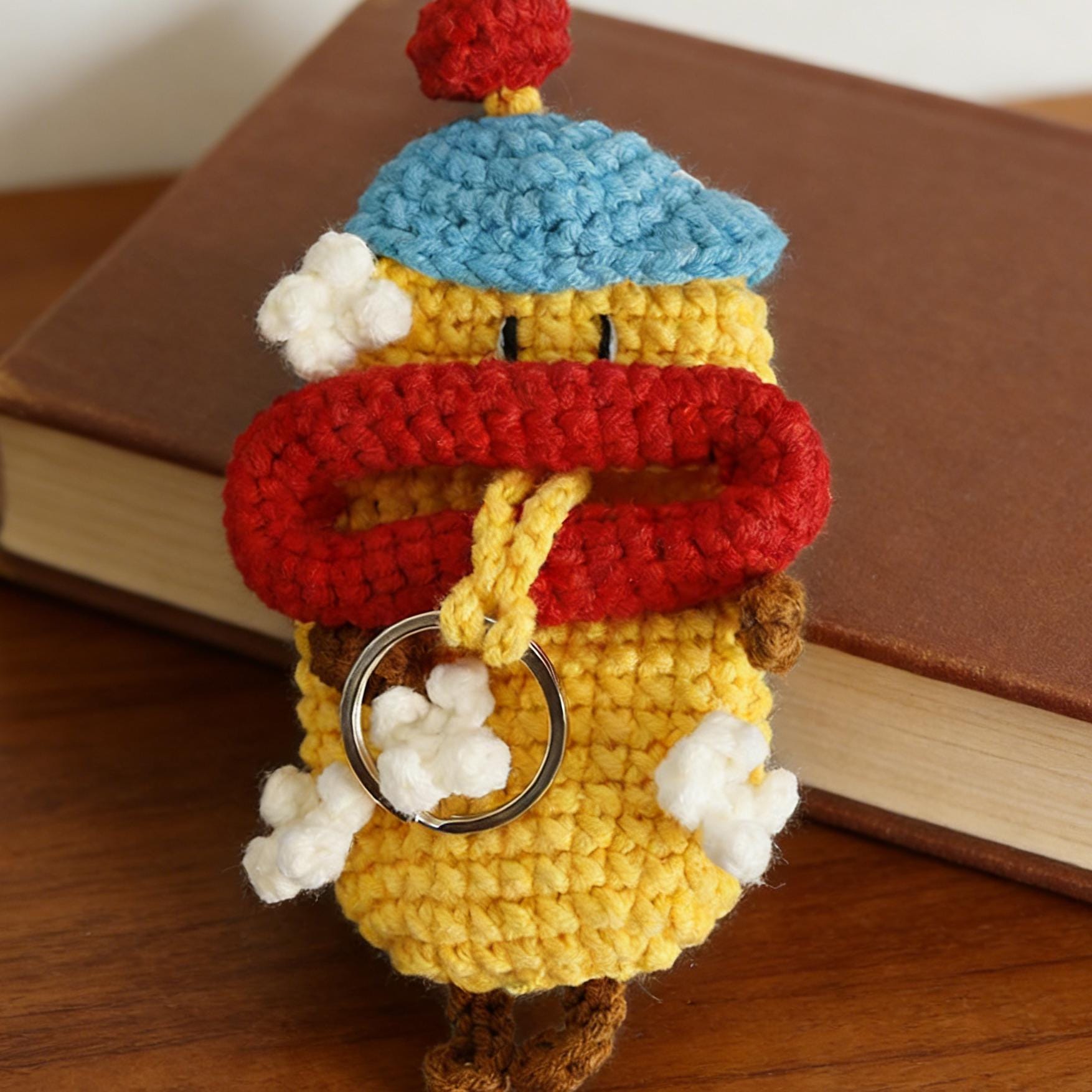 Funny Crochet Hot Dog Key Cover - Gourmet Sausage Key Pouch - Etsy