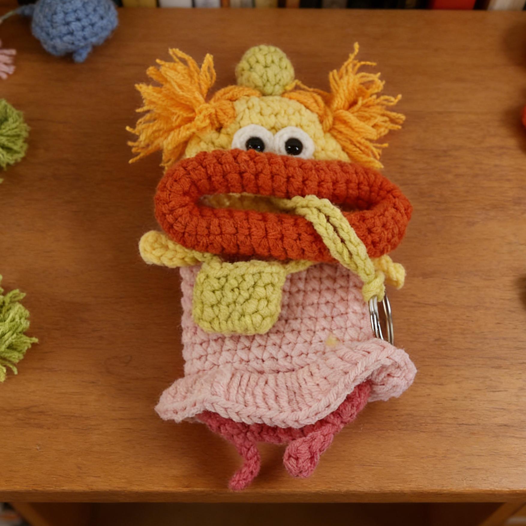 Funny Crochet Hot Dog Key Cover - Gourmet Sausage Key Pouch - Etsy