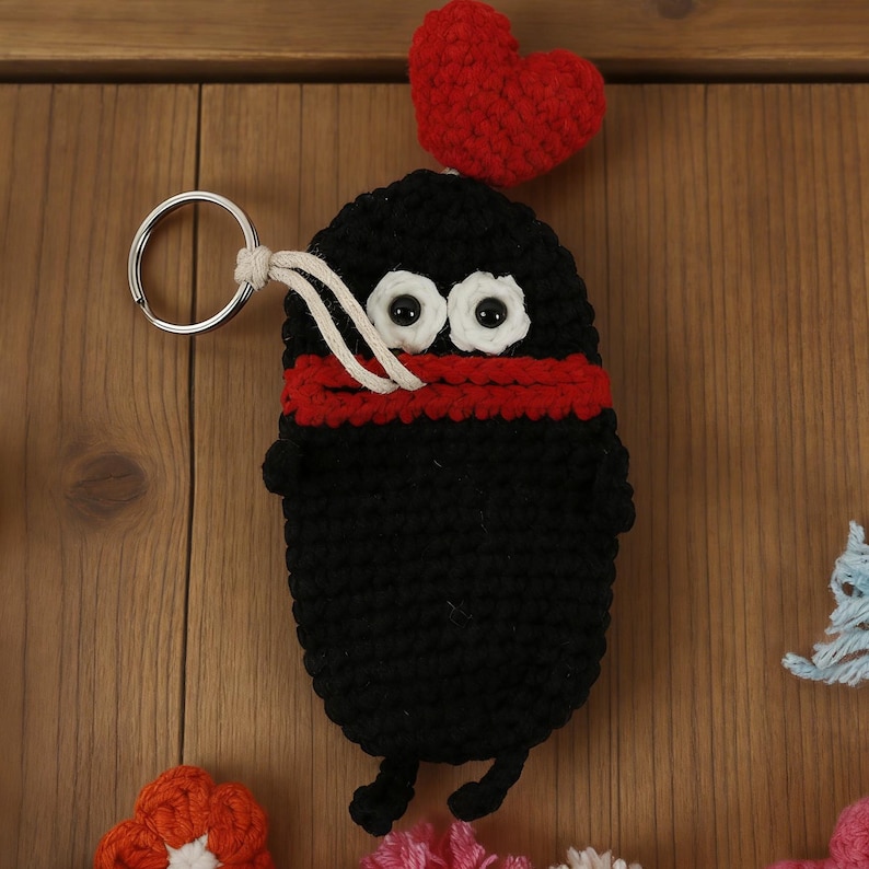 Funny Crochet Hot Dog Key Cover - Gourmet Sausage Key Pouch - Etsy
