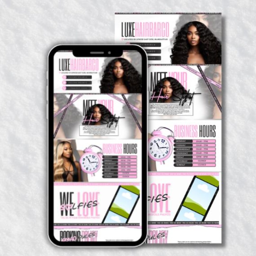 DIY Acuity Scheduling Banner Template, Lash Tech Acuity, Hair Stylist ...